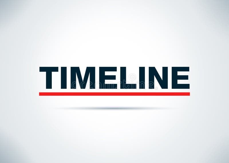 Timeline Abstract Flat Background Design Illustration Stock ...