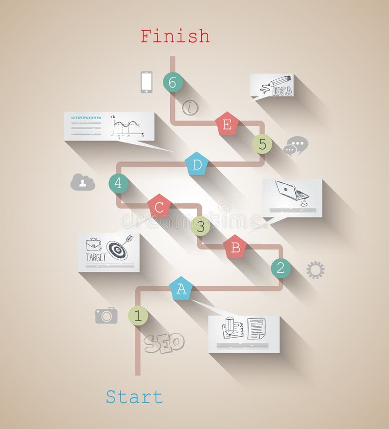 Timeline To Display Your Data with Infographic Stock Vector ...