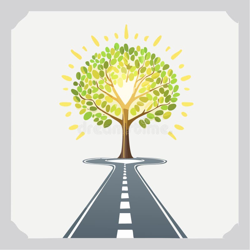 Timeline Milestone Shows Growth and Development Like a Tree Stock ...