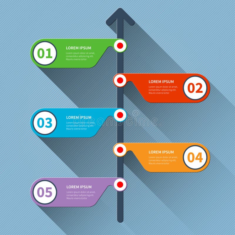 Timeline Minimal Infographics Banner. Stock Vector - Illustration of ...