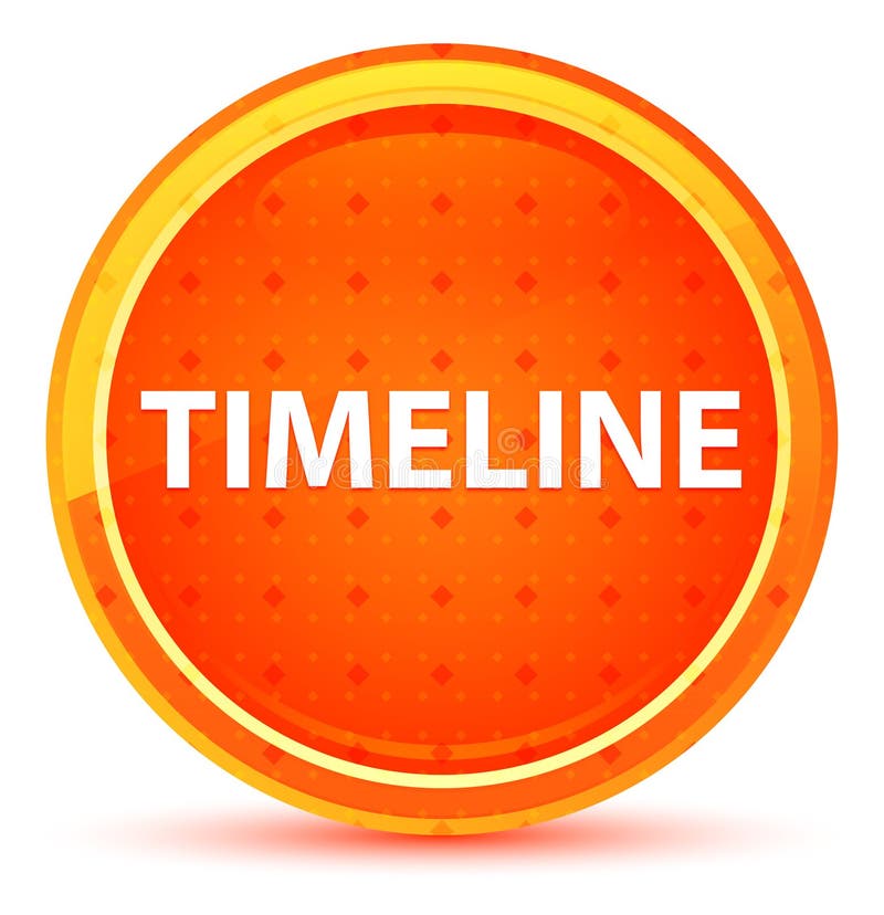 Timeline Natural Orange Round Button Stock Illustration - Illustration ...