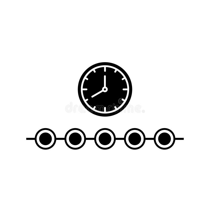 Timeline Outline Icon Thin Line Concept Element From Fintech