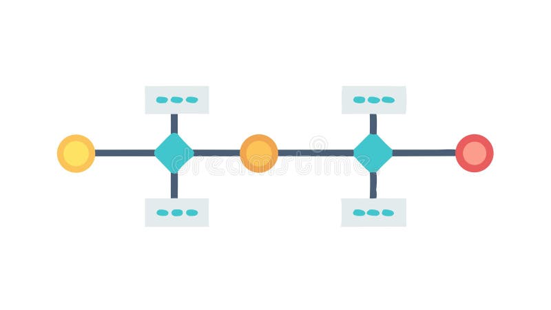 Timeline Progress Bar Icon, Project Management Sequence, Vector Design ...