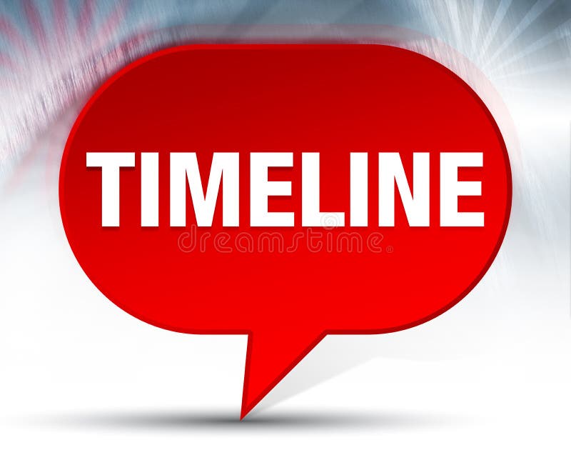 Timeline Red Banner Abstract Background Stock Illustration ...