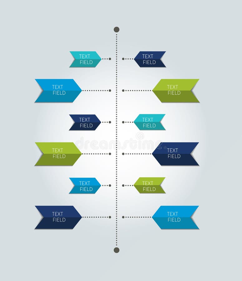 Timeline Vertical Report, Template, Chart, Scheme, Step by Step ...