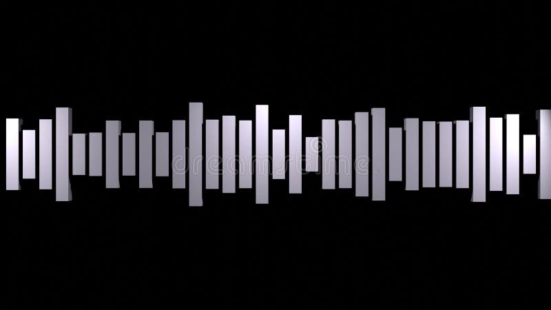 Timeline. Sound wave. stock video. Video of record, program - 255319187