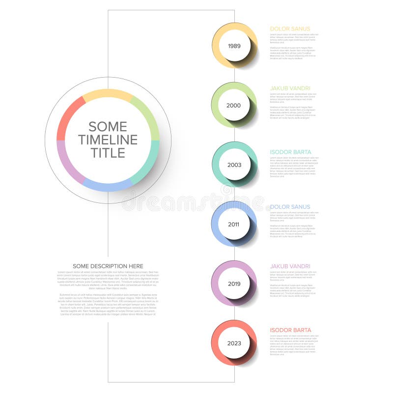Vertical Dot Timeline Infographic Stock Illustrations – 19 Vertical Dot ...