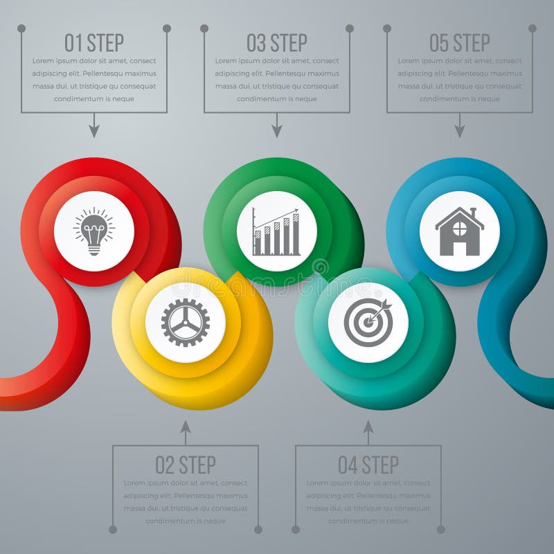 Timeline Vector 3d Infographic Stock Vector - Illustration of diagram ...