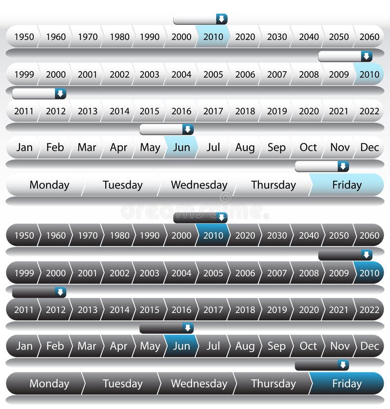 Timeline Years stock vector. Illustration of vector, graphic - 14628505