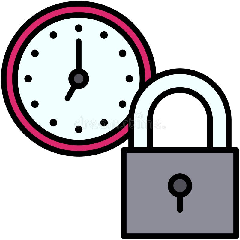 Timelock Icon, Blockchain Related Vector Illustration Stock Vector ... Timelock Icon, Blockchain Related Vector Illustration Stock Vector ...