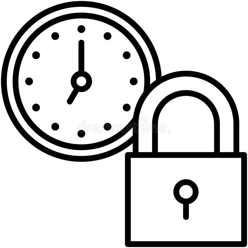 Timelock Icon Stock Illustrations – 7 Timelock Icon Stock Illustrations ...