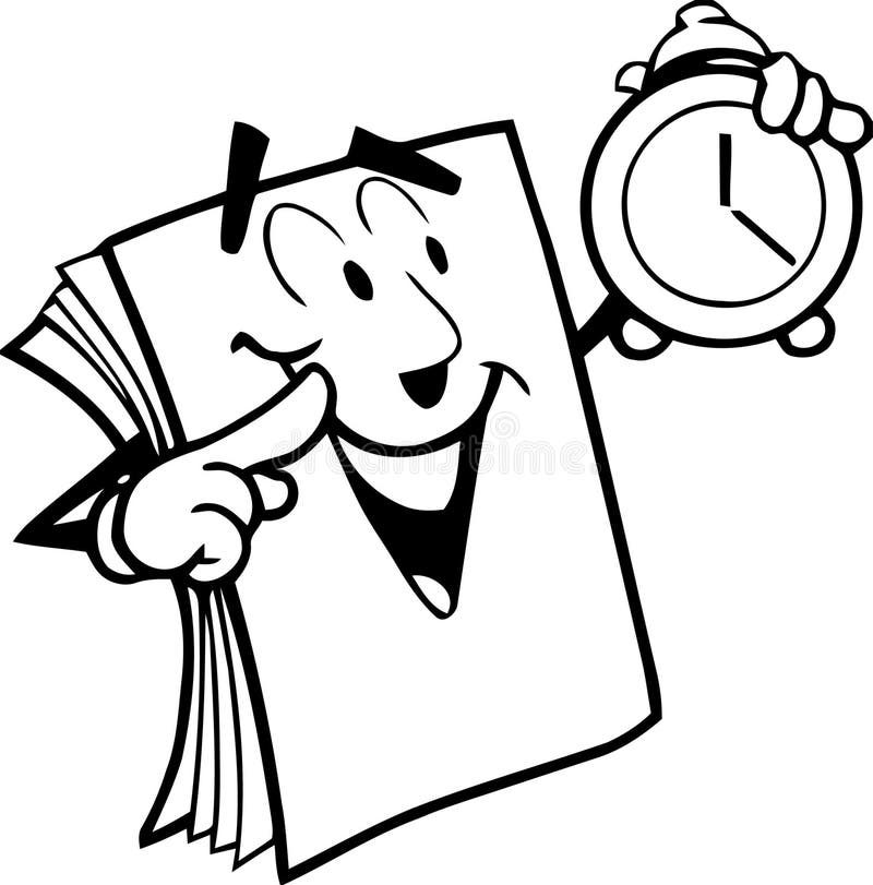 Timely Reminders for Paperwork and Deadlines Made Easy Stock ...