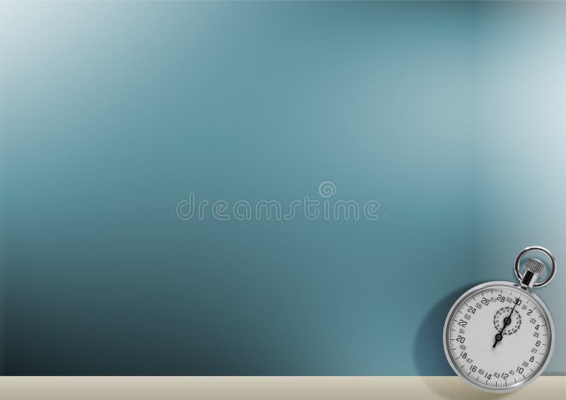 Timer on blue background stock illustration. Illustration of accelerate ...