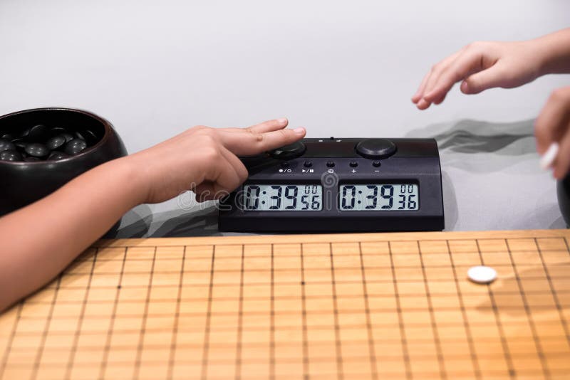 Timer Clock and Hand Starting Board Game Stock Image - Image of right ...