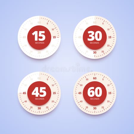 30 Seconds Timer Stock Illustrations – 255 30 Seconds Timer Stock ...