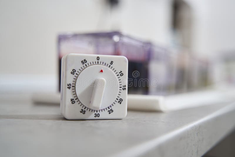 Timer Counts the Time in Laboratory during Test Stock Image - Image of ...
