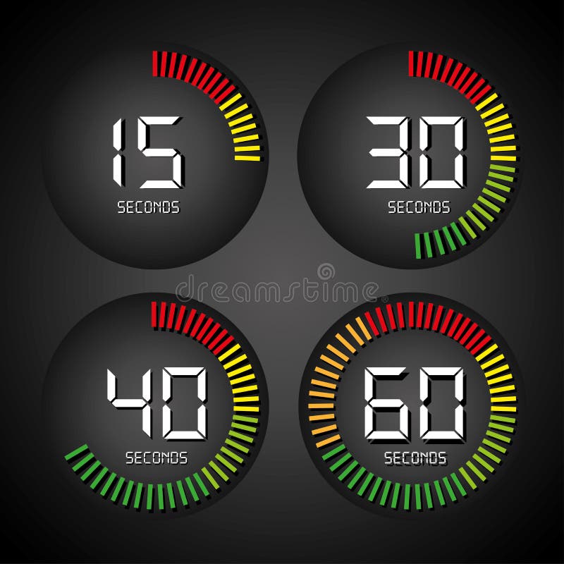Timer design stock vector. Illustration of accuracy, clock - 45104175
