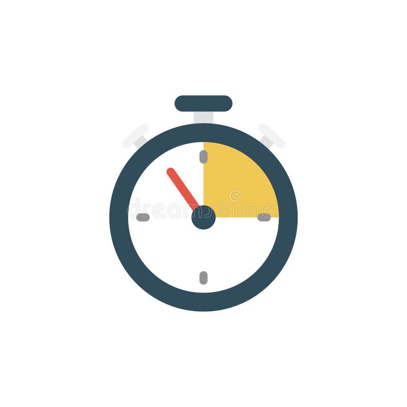 Timer flat vector icon stock illustration. Illustration of measurement ... Timer flat vector icon stock illustration. Illustration of measurement ...