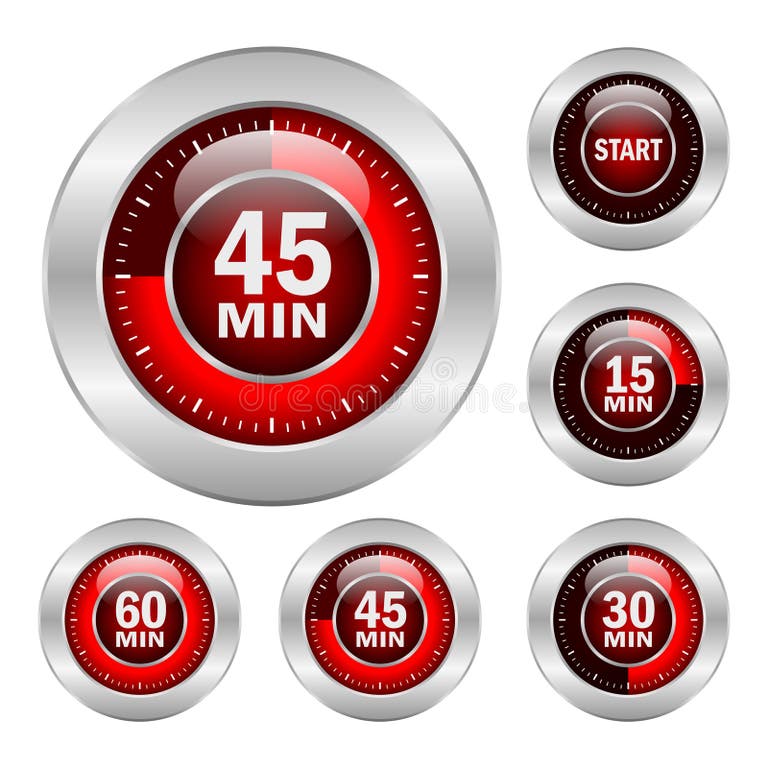 Timer White Icons Stock Illustrations – 13,518 Timer White Icons Stock ...
