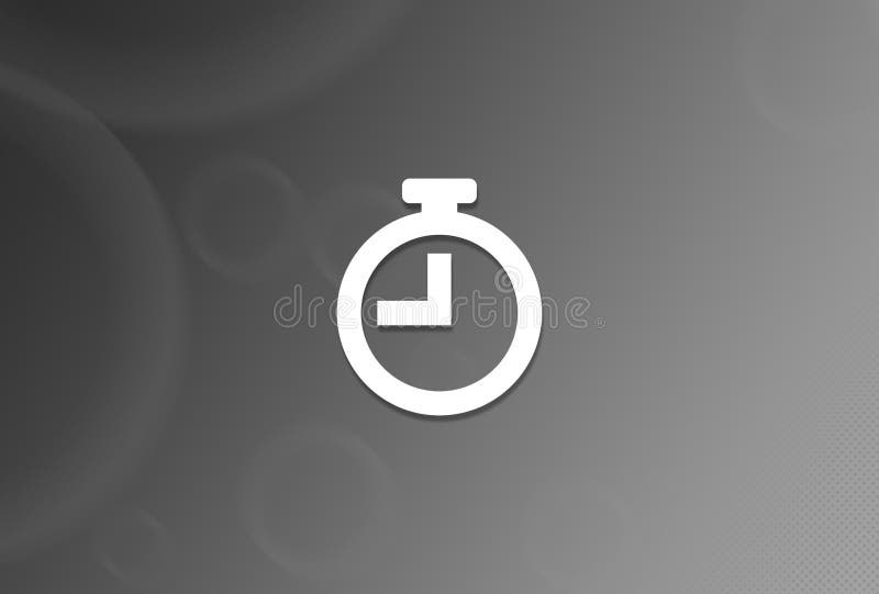 Timer icon stock illustration. Illustration of concept - 262111661