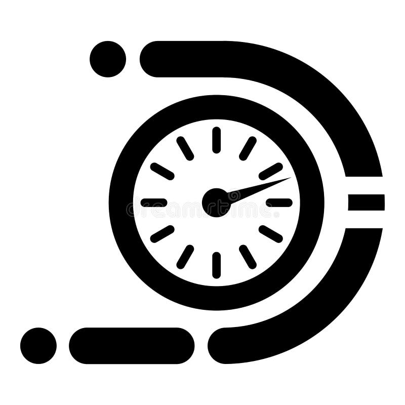 Timer Icon, Simple Black Style Stock Vector - Illustration of movement ...