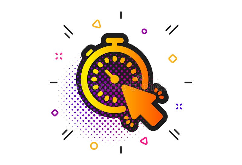 Timer Icon. Time or Clock Sign. Vector Stock Vector - Illustration of ...