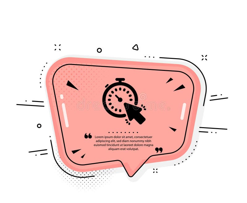 Timer Icon. Time or Clock Sign. Vector Stock Vector - Illustration of ...