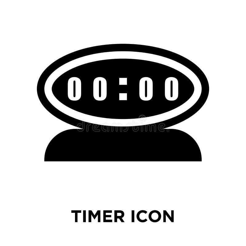 Timer Concept Vector Linear Icon Isolated on Transparent Background ...