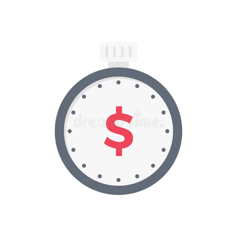 Timer Vector Flat Color Icon Stock Vector - Illustration of envelopment ... Timer Vector Flat Color Icon Stock Vector - Illustration of envelopment ...