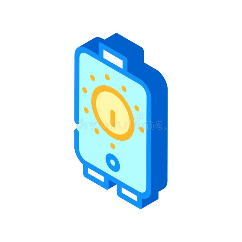 Timer Irrigation System Isometric Icon Vector Illustration Stock Vector ...