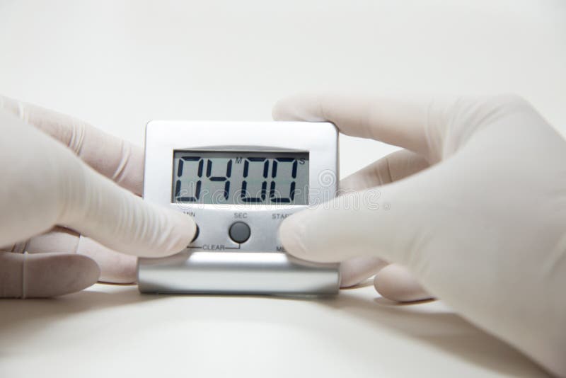 Timer Laboratory Equipment Stock Image Image Of Clock 90274263
