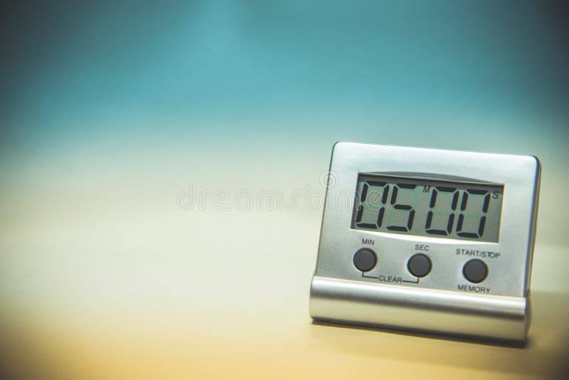 Laboratory Stopwatch Isolated, White Ground Stock Image - Image of ...