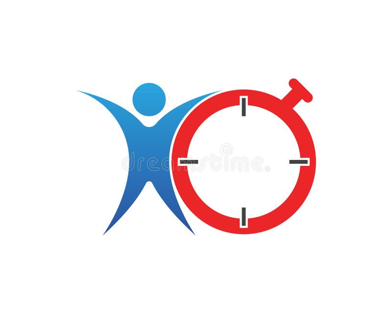 Timer Logo Design Template stock vector. Illustration of basic - 126591230