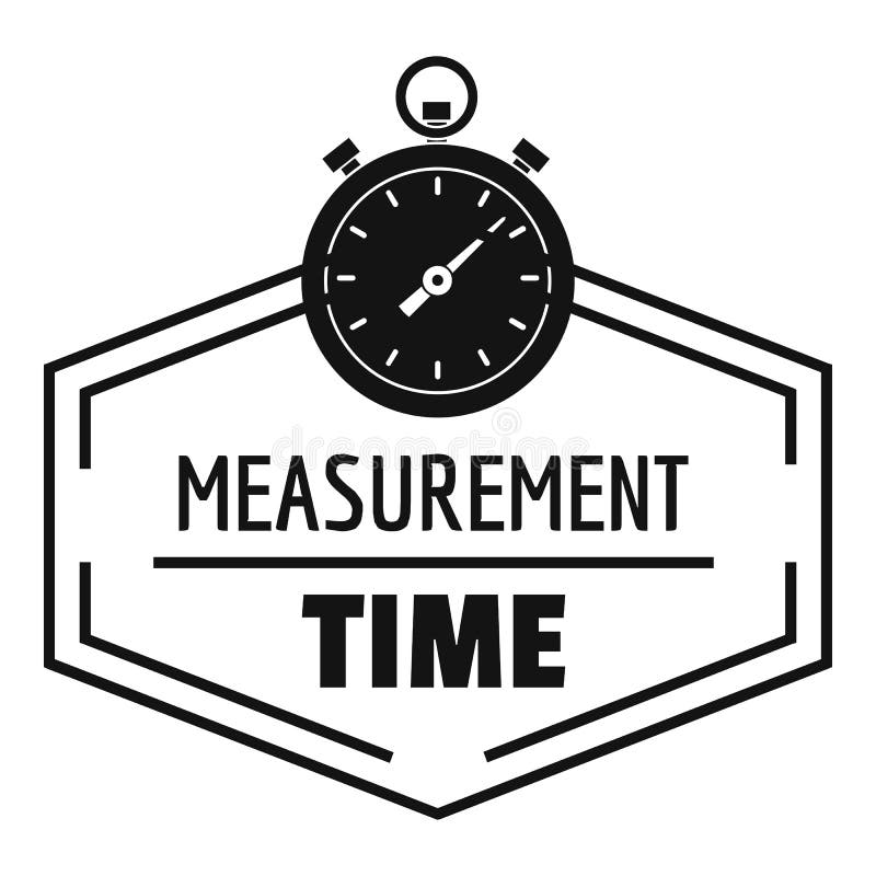 Timer Logo, Simple Black Style Stock Vector - Illustration of quick ...
