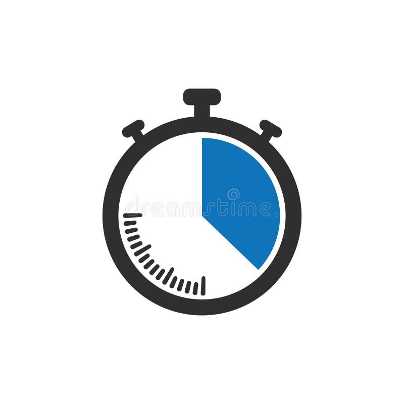 Timer Logo Vector Template Illustration Stock Illustration ...