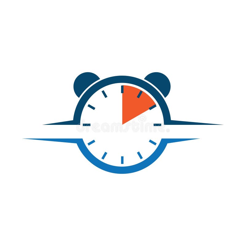 Timer Logo Vector Template Illustration Stock Illustration ...