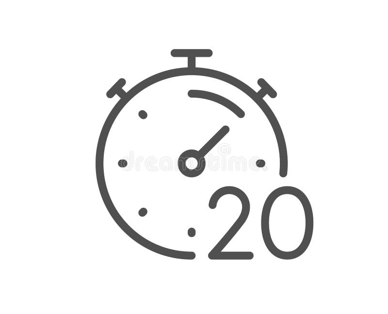 Vector 20 Stopwatch Stock Illustrations – 352 Vector 20 Stopwatch Stock ...