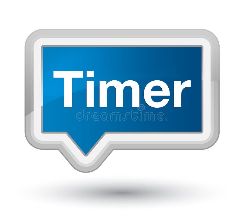 Timer Prime Blue Banner Button Stock Illustration - Illustration of ...