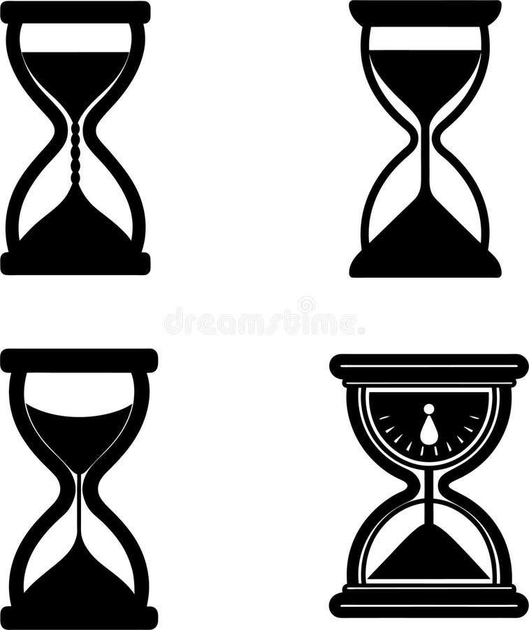 Timer Silhouette Illustration Stock Vector - Illustration of brand ...