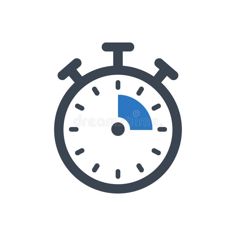 Timer Stopwatch Icon stock vector. Illustration of vector - 361528913