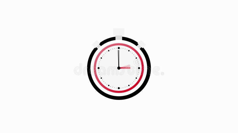 Timer with TAX TIME Text Countdown Template on White Background. Motion ...