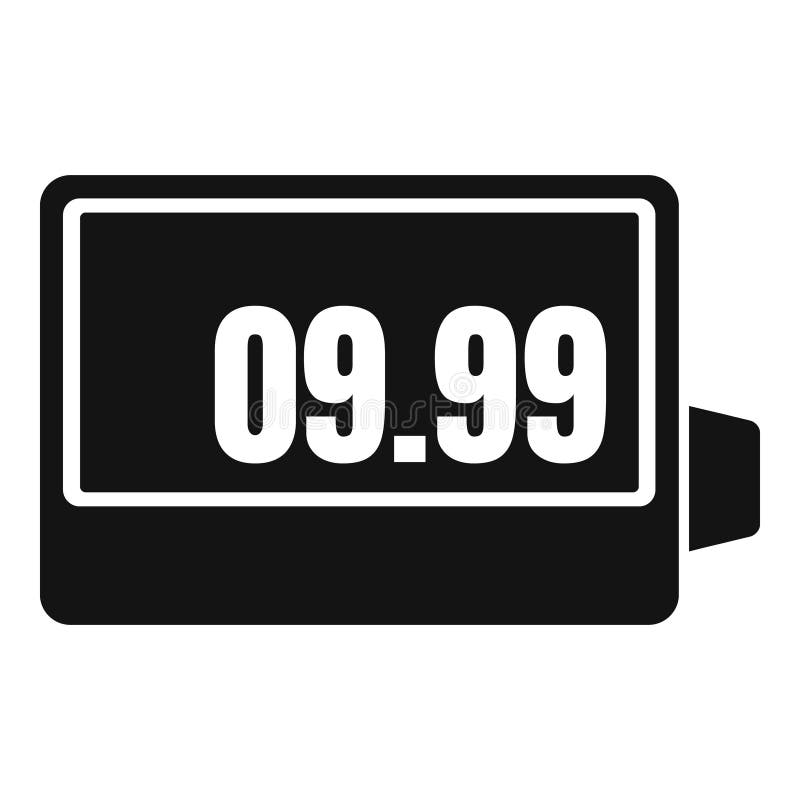 Timer Taximeter Icon Simple Vector. Speed Service Trip Stock Vector ...