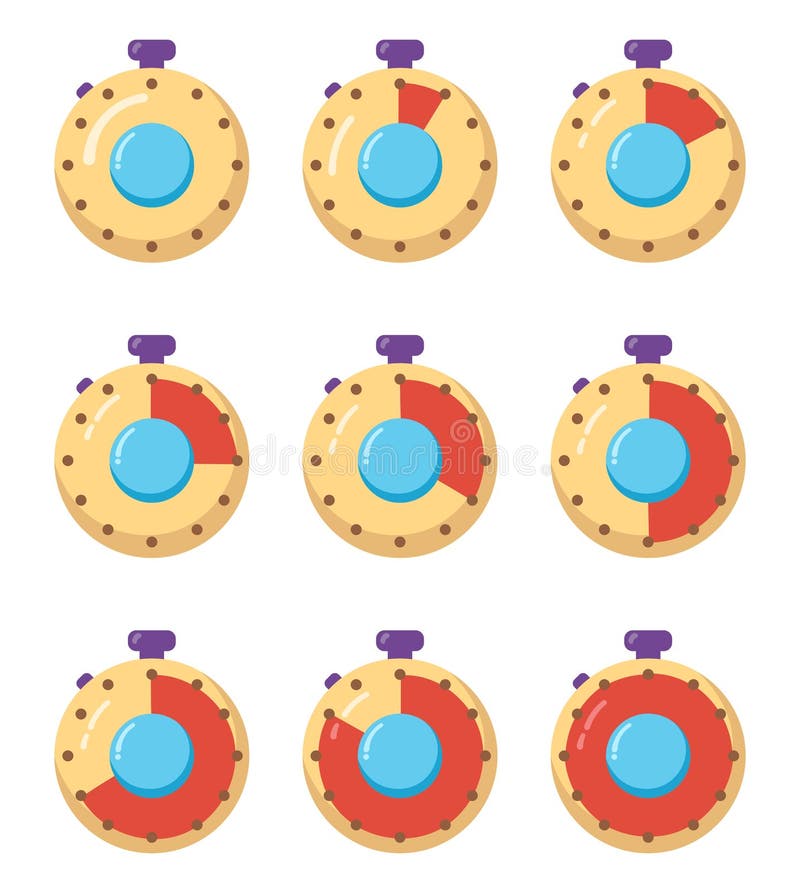 Timer Time Countdown. Stopwatch Watch Device Stock Image - Image of ...