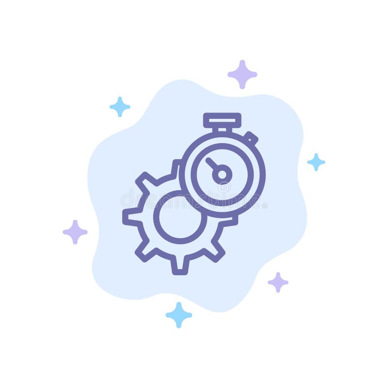 Timer Setting Technology Logo Design Stock Vector - Illustration of ...