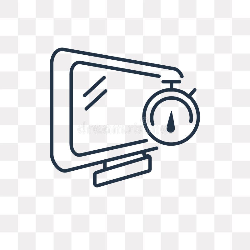 Timer Icon Vector Sign and Symbol Isolated on White Background, Timer ...