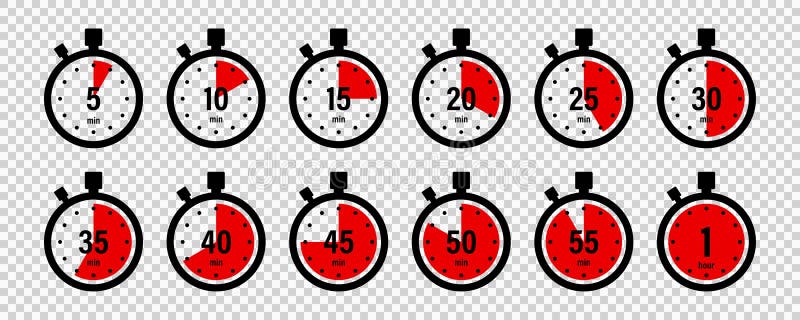 10 Minute Transparent Background Countdown Stock Illustrations – 99 10 ...
