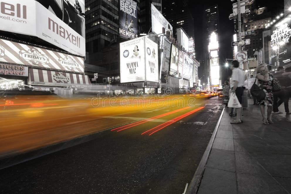 Times Sqaure in New York editorial stock image. Image of advertisements ...