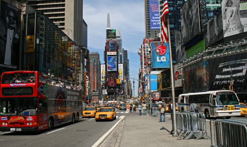The Times Square editorial stock photo. Image of billboard - 4847123