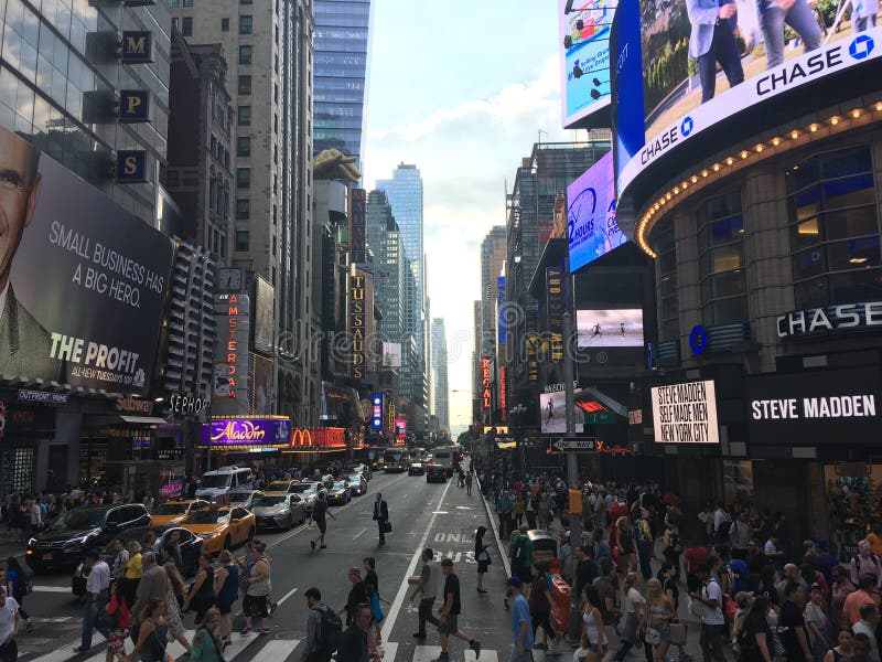 Times Square editorial photography. Image of afternoon - 97485347