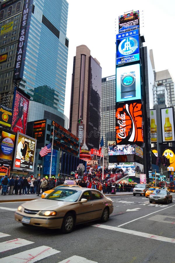 Times Square Em New York City, NY EUA Imagem de Stock Editorial ...